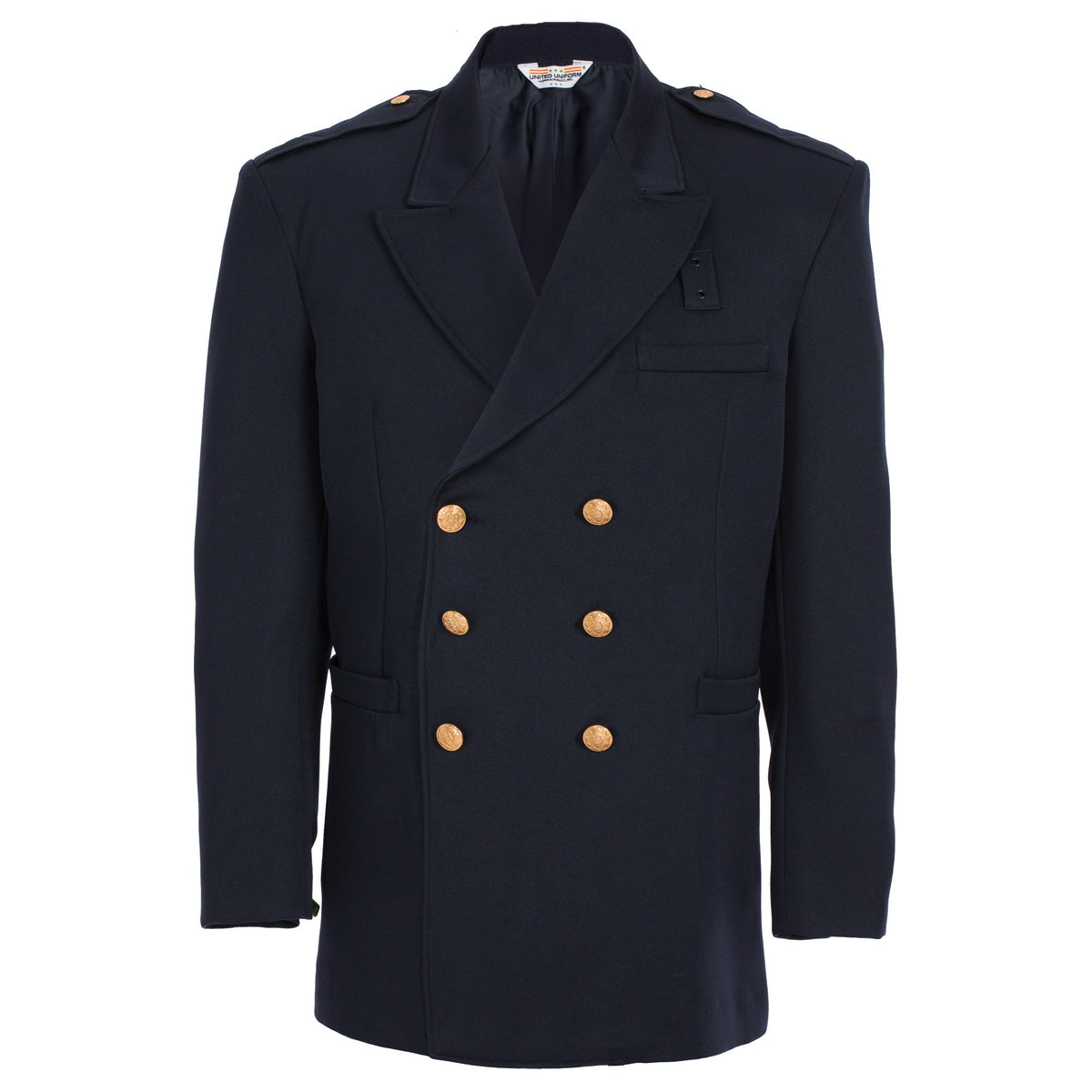United Uniforms Double Breasted Class A Dress Coat - Polyeste...