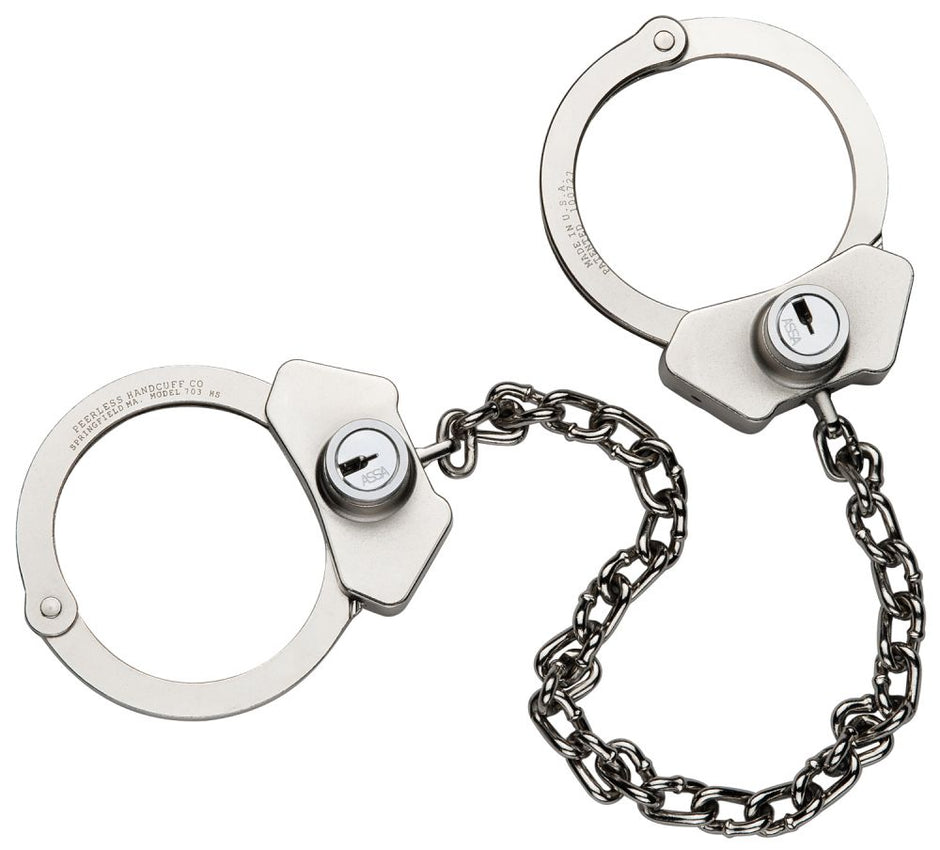 Peerless Handcuffs Ankle Cuffs Restraints - Law Enforcement Use ...