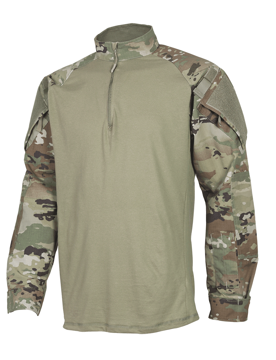 Tru-Spec 1/4 Zip Combat Shirt - ACU Scorpion OCP | Anchortex ...